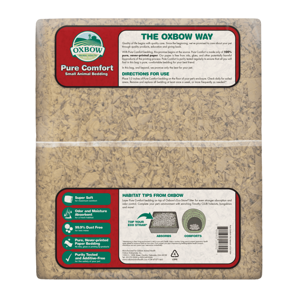 Pure Comfort Natural Bedding - Oxbow Animal Health