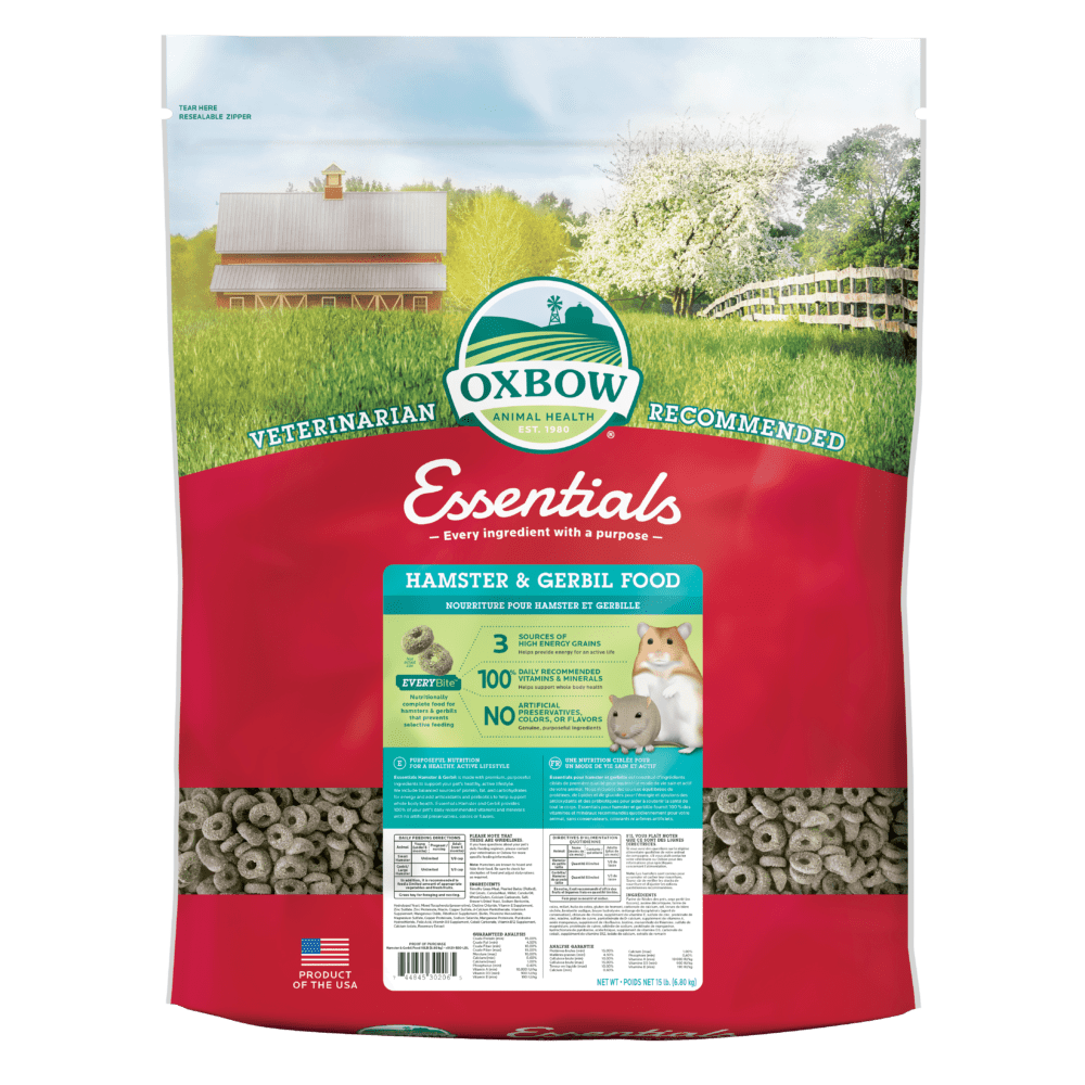 Essentials Hamster & Gerbil Food - Oxbow Animal Health