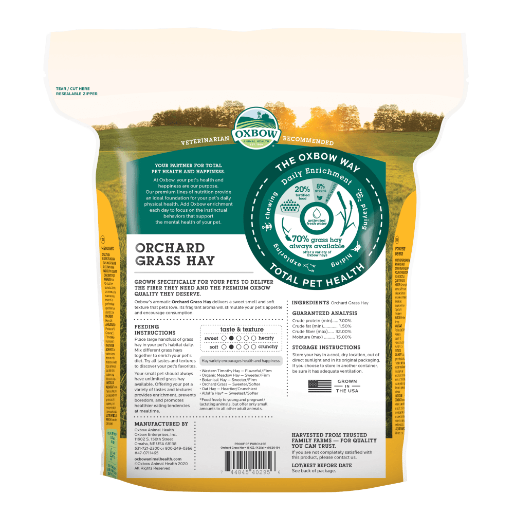 Orchard Grass - Oxbow Animal Health