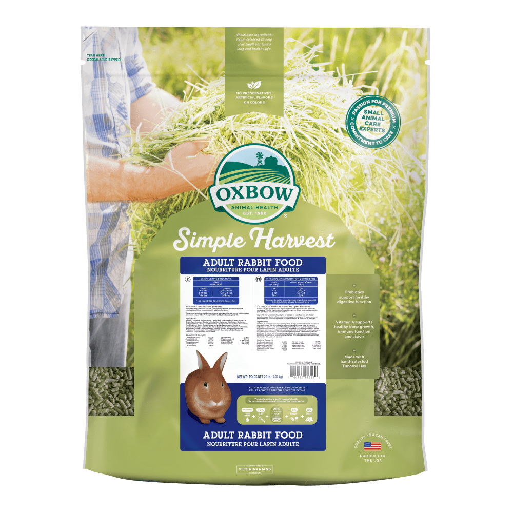 Simple Harvest Adult Rabbit Food - Oxbow Animal Health