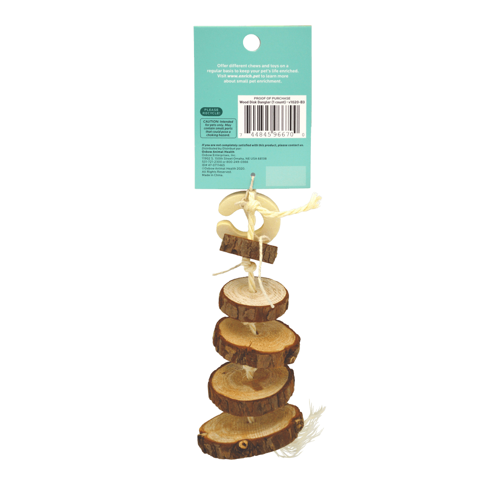 Enriched Life - Wood Disk Dangler - Oxbow Animal Health