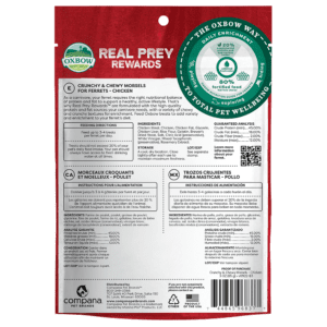 Real Prey Rewards | Chicken Ferret Treats | Oxbow Animal Health