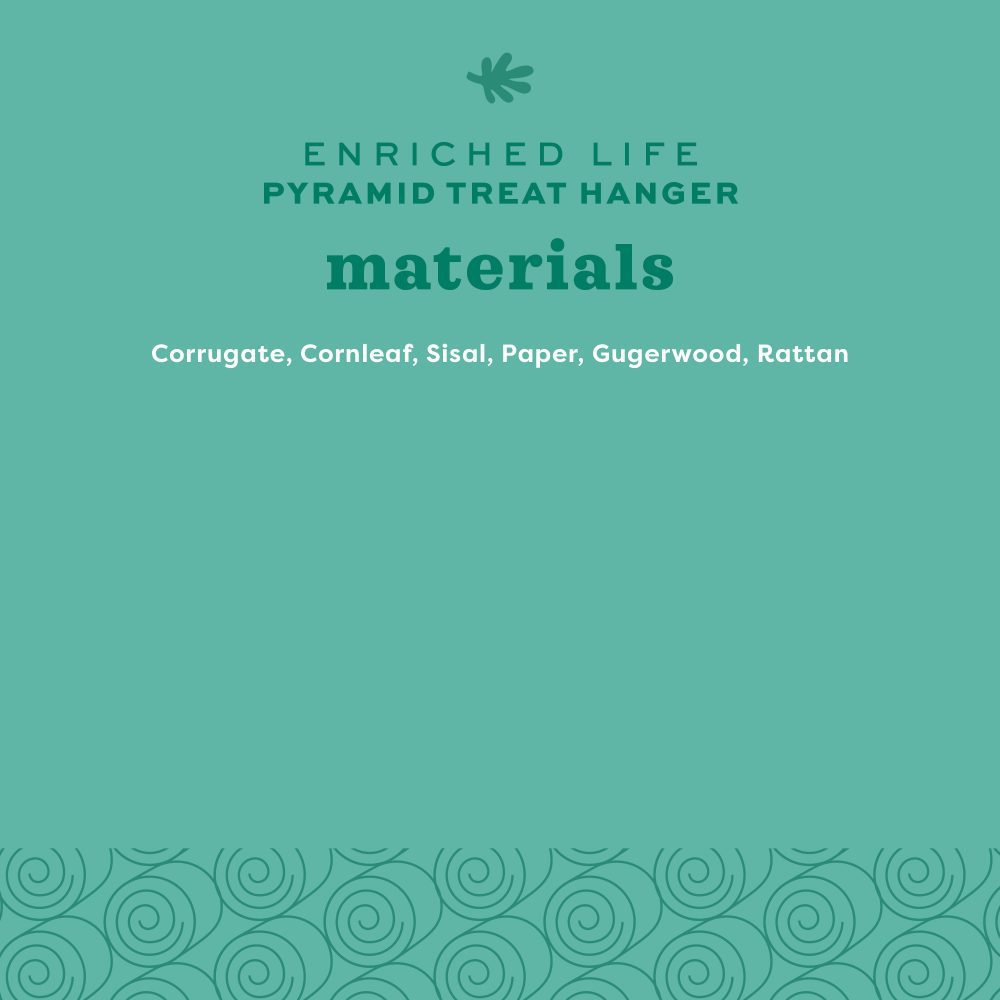 Enriched Life Pyramid Treat Hanger | Oxbow Animal Health
